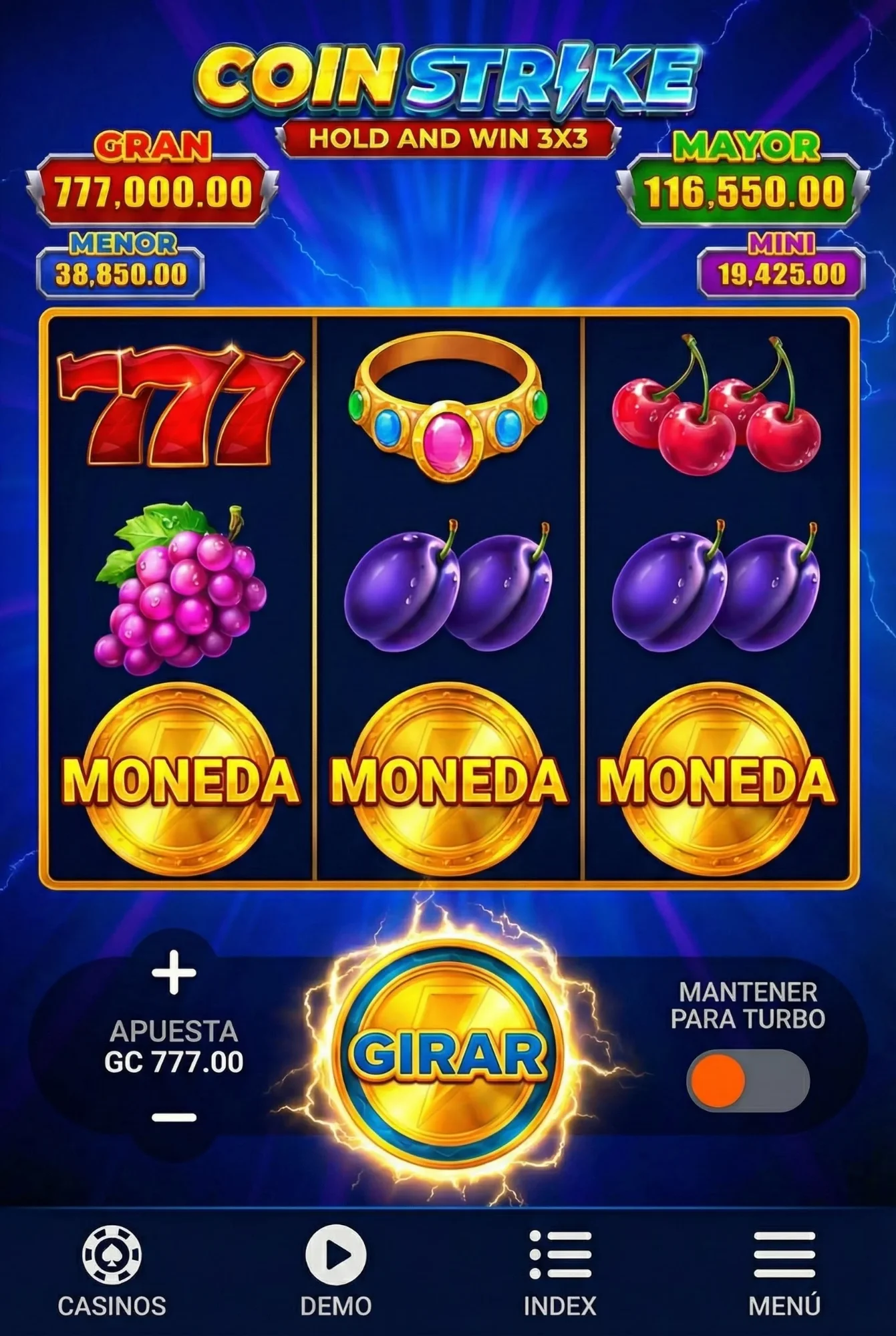 Coin Strike: Hold and Win ⭐ - Tragaperras Premium con Multiplicador 5.150x